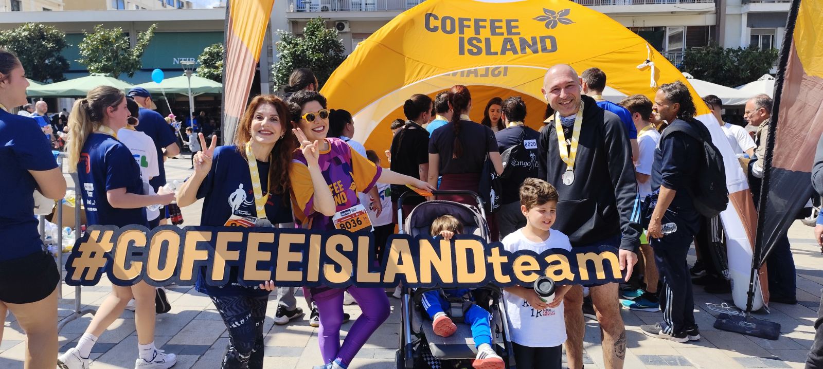 Coffee Island και Ημιμαραθώνιος Πάτρας μαζί.